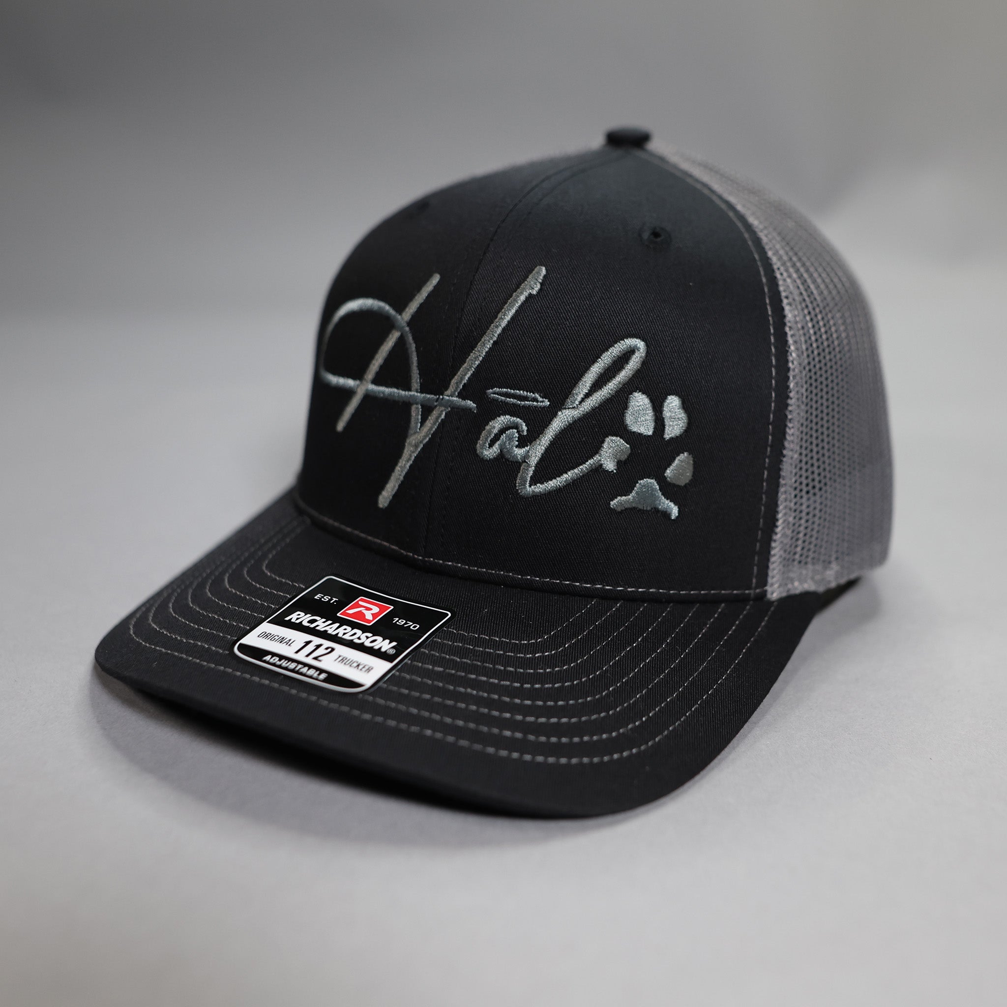 Center Halo Richardson Snapback Trucker- Black/Charcoal – Halo, Inc.