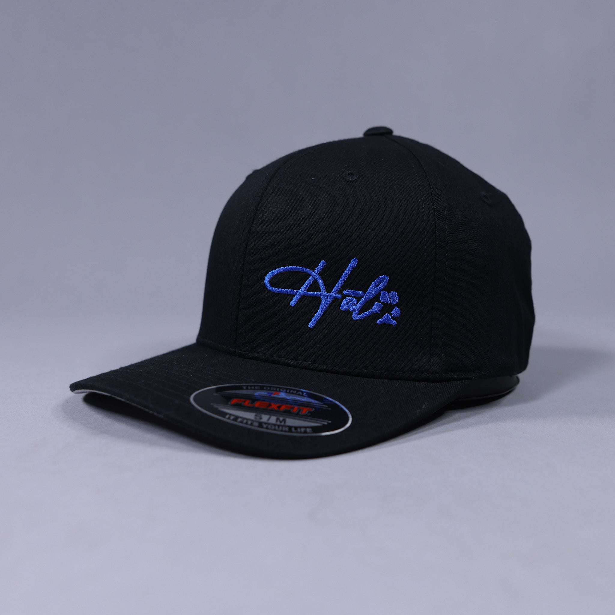 Halo Flexfit Hat- Black/Blue – Halo, Inc.